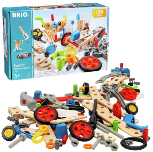 BRIO® Builder Byggesett 136 deler — Gaver for nysgjerrige barn 🎁 ...